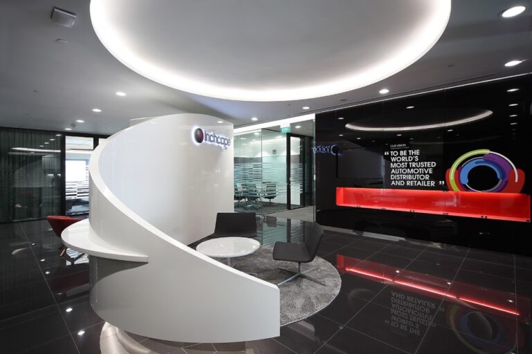 Inchcape Singapore 英之杰 - Commercial Interior Design | DB&B